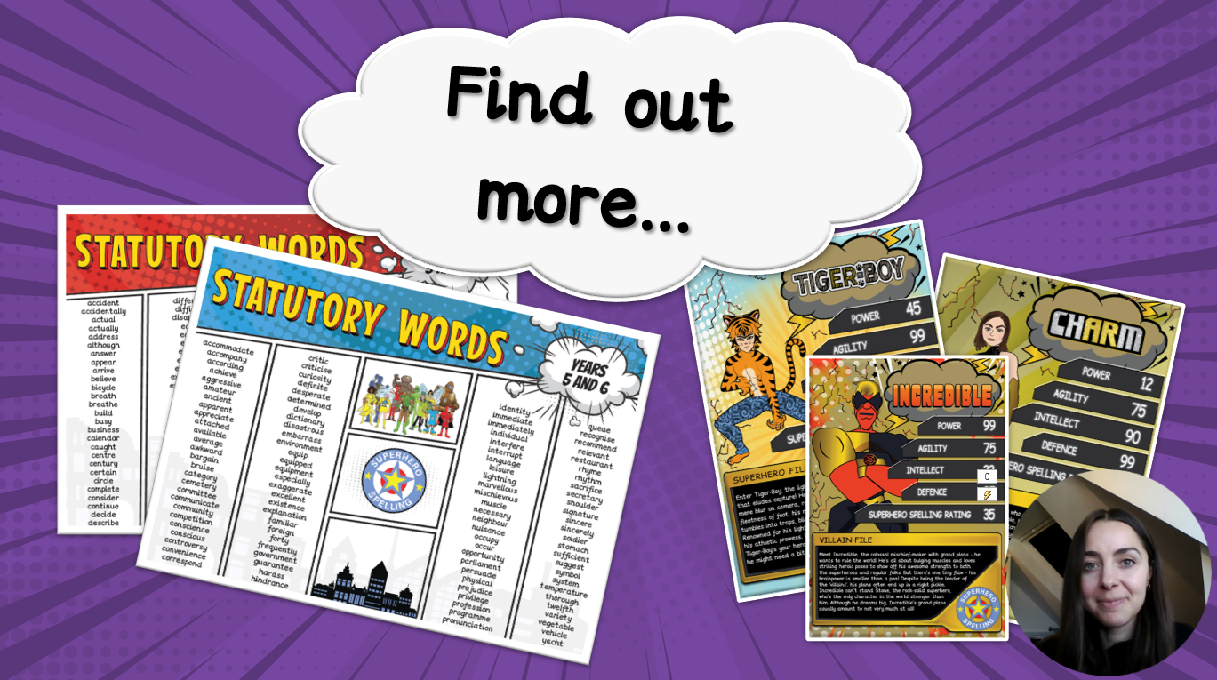 Superhero Spelling KS2 Programme | ? Rescues children with engaging ...